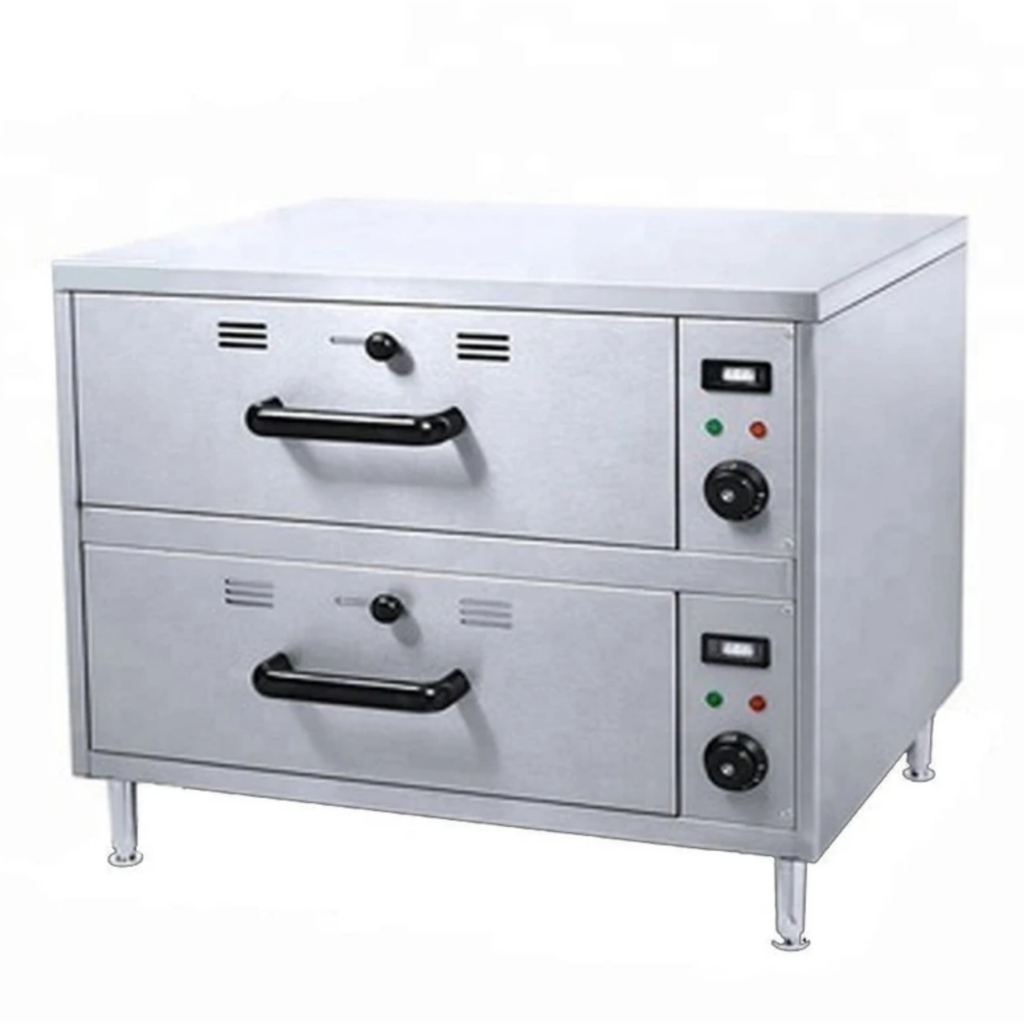 Migsa Hw-82 Calentador de alimentos 2 cajones electrico - Equipamiento Zeus